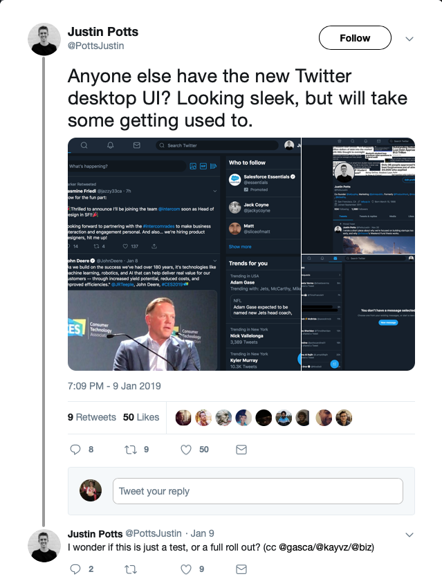 Influence of User Interface Design in Social Media